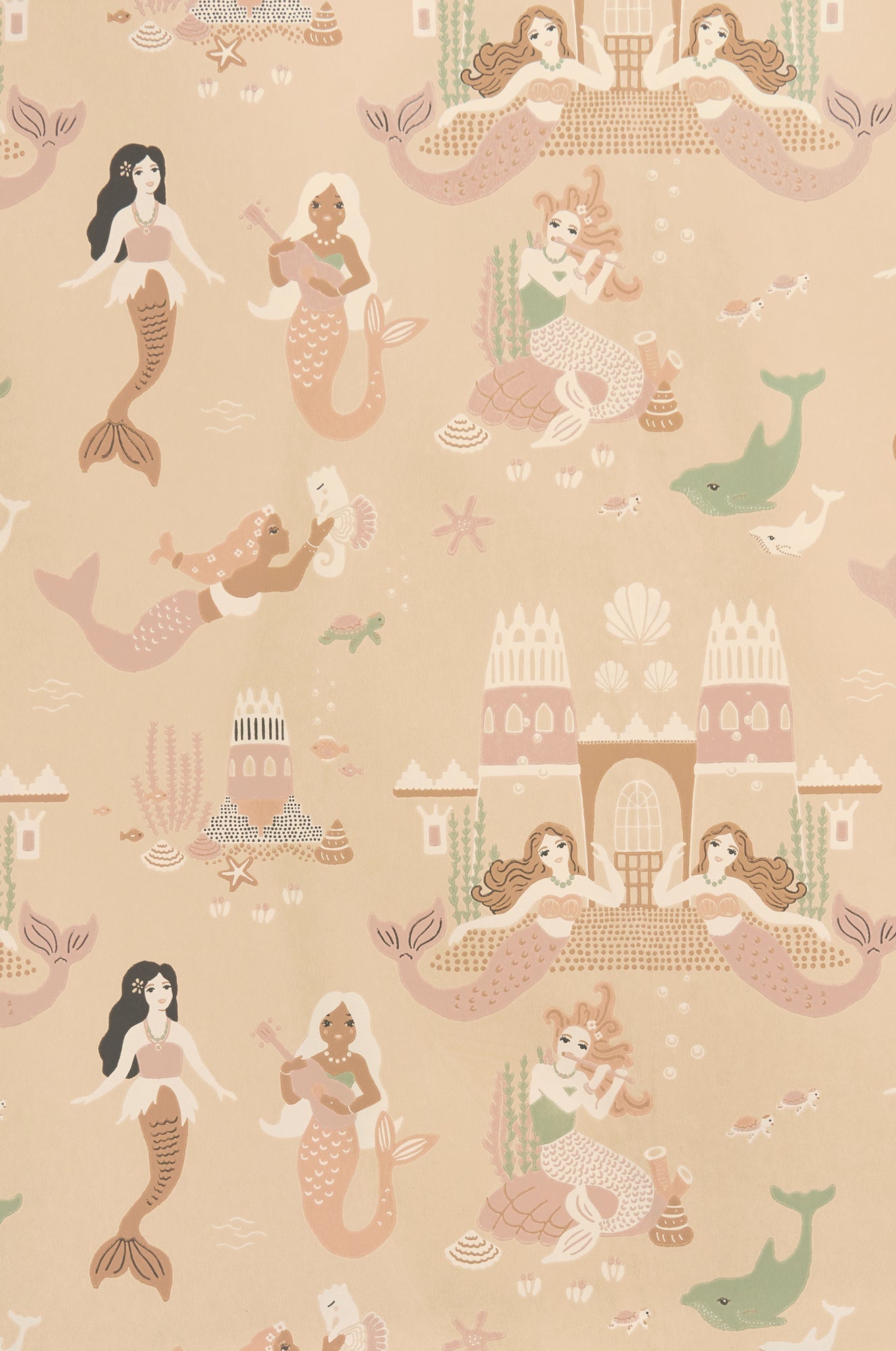 Mermaid Reef Wallpaper – Kids Wallpaper Company
