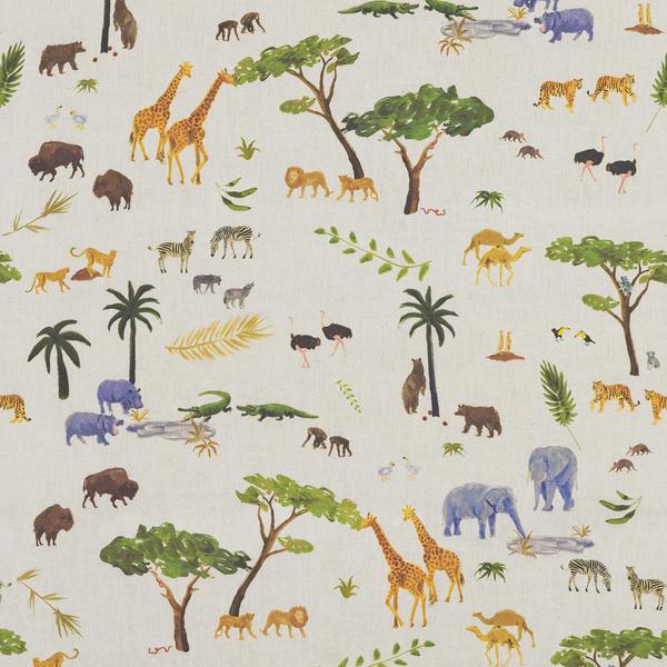 Animalis Multi by Holly Frean Wallpaper – Kids Wallpaper Company